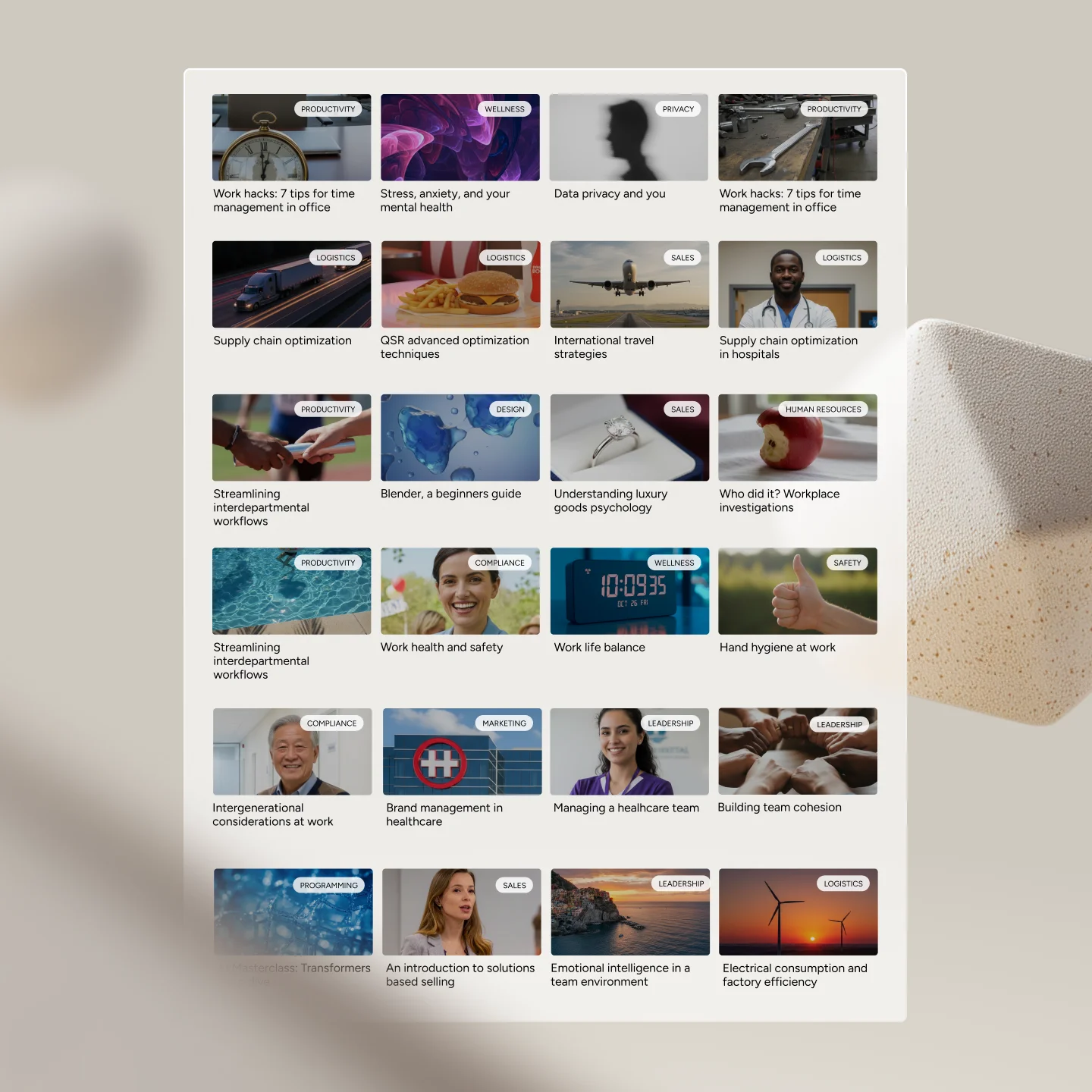 eLearning Course Library & Content by Docebo & Partners