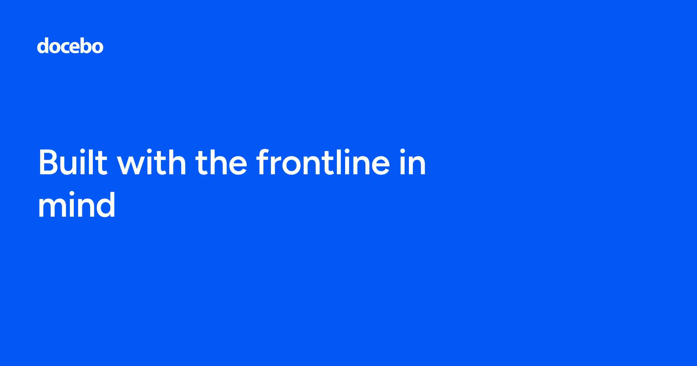 LMS for Frontline Training | Docebo